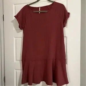 Free People | Dresses | Free People Dusty Rose Mini Dress | Poshmark